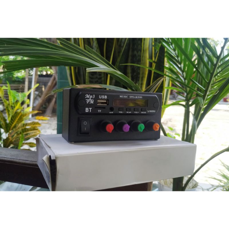 Jual AMPLI MINI BLUETOOTH 5V + MIC | Shopee Indonesia