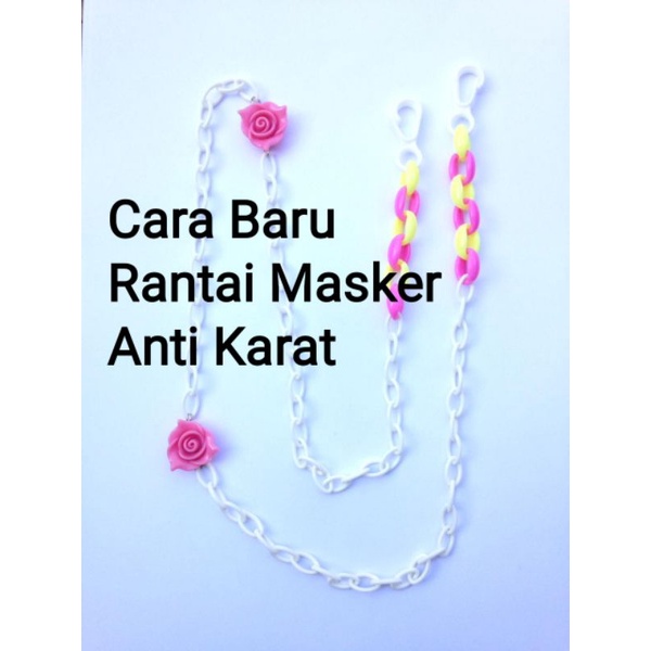 Jual Tali strap Masker Rantai Masker Anti Karat ( Mawar ) | Shopee ...