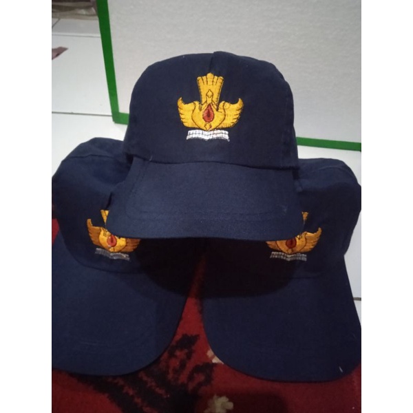 Jual Topi sekolah SMP logo bordir | Shopee Indonesia