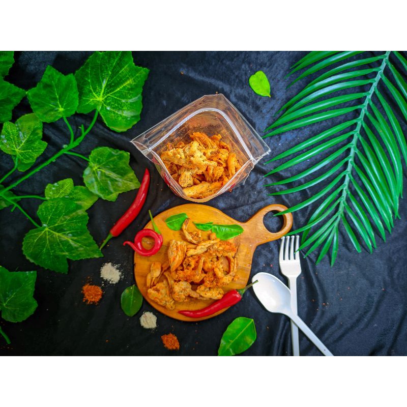 Jual JAMUR CRISPY RASA SPESIAL KEMASAN 100 GRAM | Shopee Indonesia