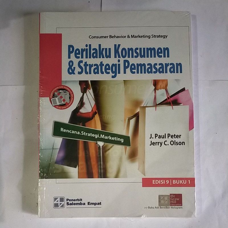 Jual Perilaku Konsumen dan Strategi Pemasaran Edisi 9 Buku 1 | Shopee Indonesia