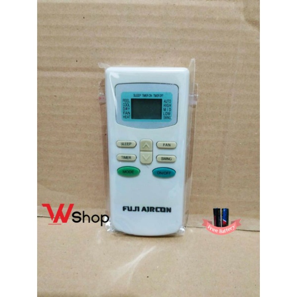 Jual REMOTE/REMOT AC FUJI AIRCON ORIGINAL - Air Conditioner | Shopee ...