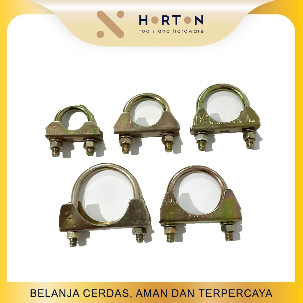 Jual KLEM KNALPOT 1 1/4" PER PCS | Shopee Indonesia