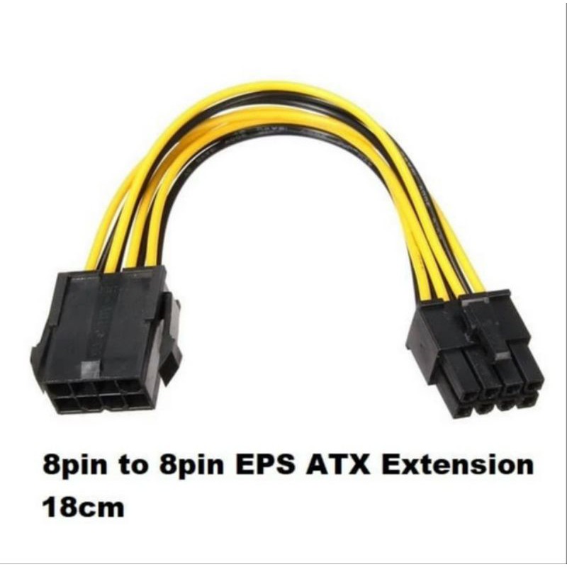 Jual Kabel Power ATX 8 pin to 8 pin EPS Ekstension PSU (Bukan untuk VGA ...