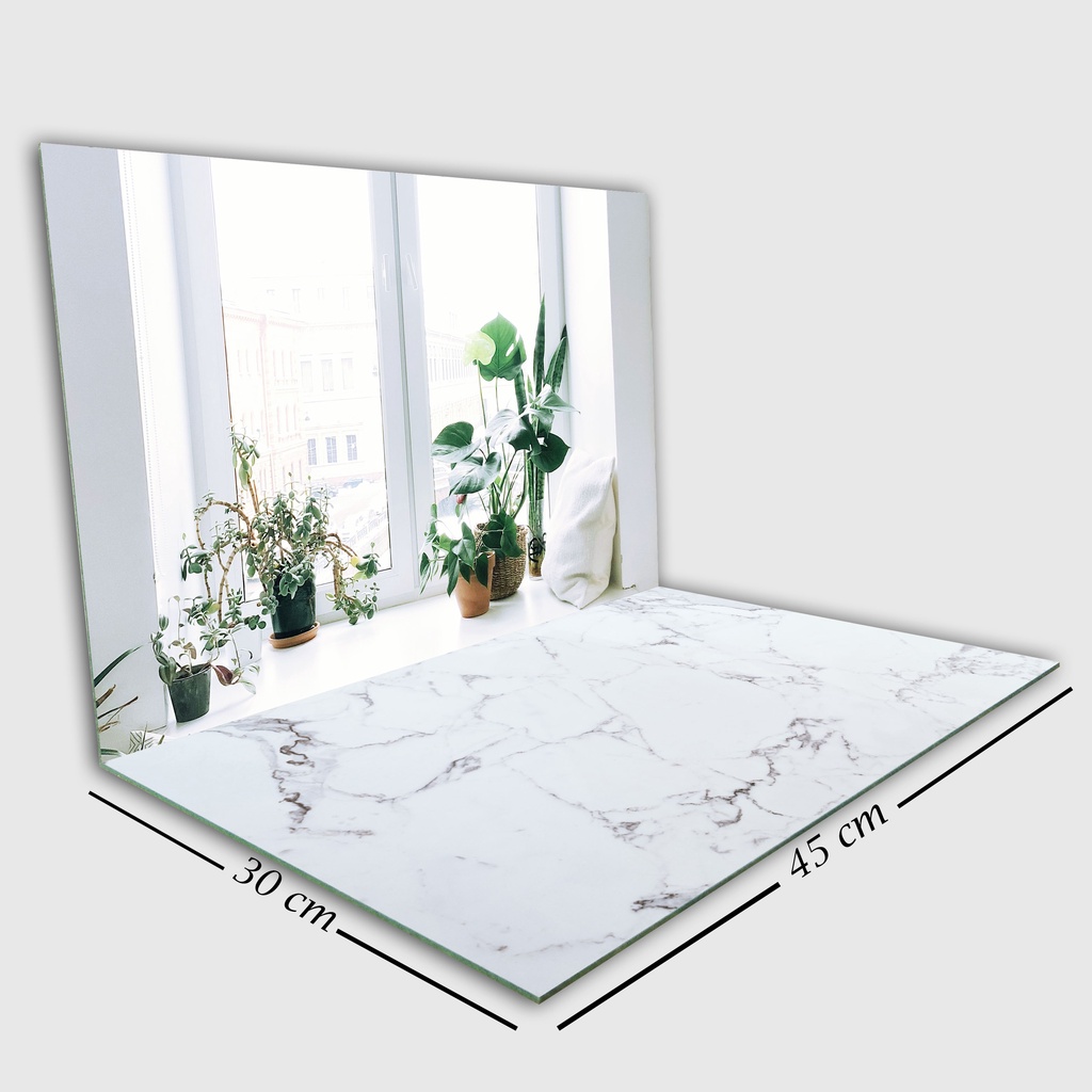 Alas Foto Lipat 30x45 Background Backdrop Foto Produk Marble Combine ...