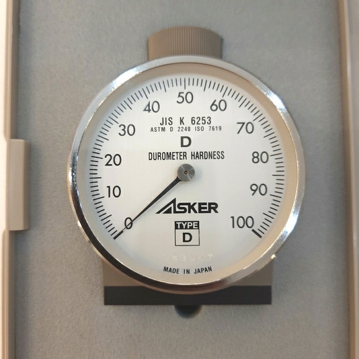 Jual Durometer Hardness Asker Original Type D Alat Pengukur Kekerasan ...