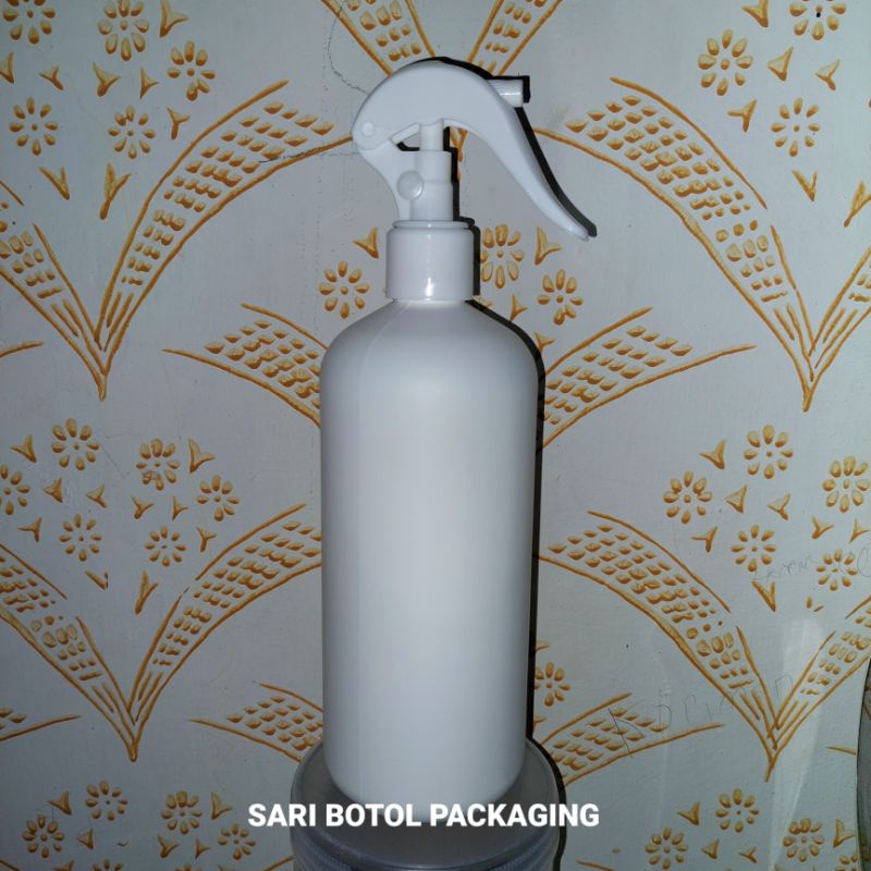 Jual BOTOL SPRAY TRIGGER 500ML HDPE PUTIH | Shopee Indonesia