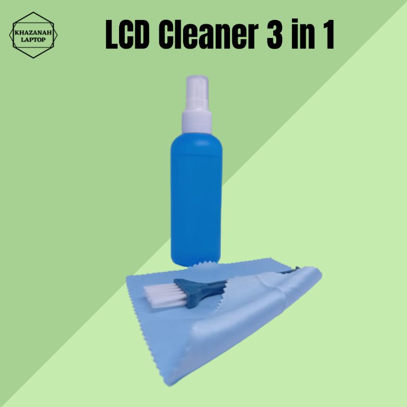 Jual LCD Cleaner 3in1 pembersih layar monitor laptop cairan spray ...