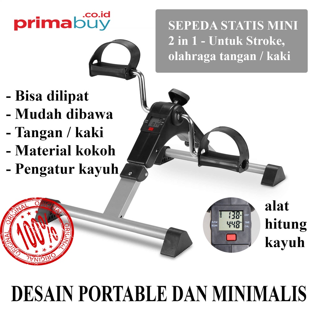 Jual Sepeda Statis Mini - Terapi Kaki Tangan Stroke Patah Tulang Lansia ...