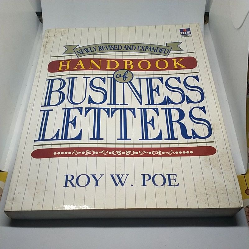 Jual BUKU HANDBOOK OF BUSINESS LETTERS ROY W POE | Shopee Indonesia