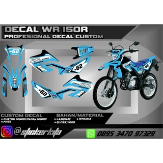 Jual DECAL STICKER WR155R STICKER DECAL WR155 DECAL WR155R FULL BLOK ...