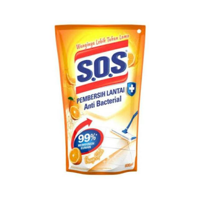 Jual SOS Orange splash pembersih lantai 750ml | Shopee Indonesia