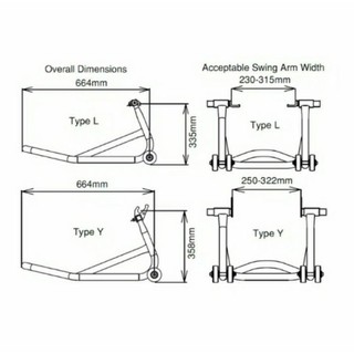 Jual Standar paddock pedok motor universal Tipe Daytona Ninja,CBR,GSX ...