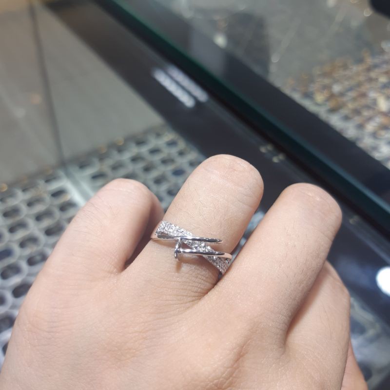 Jual cincin paku mas putih | Shopee Indonesia