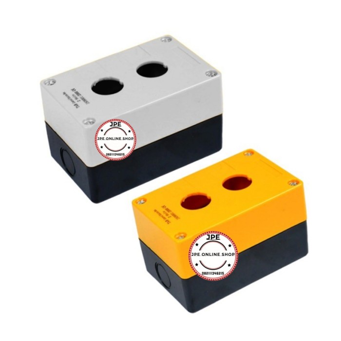 Jual Produk Terbaru Junction Box/Box Plastik 2 Lubang/Control Box 2 ...