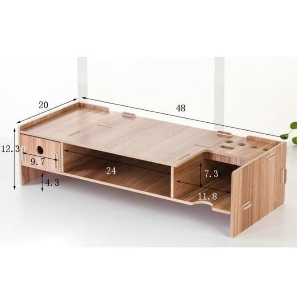 Jual MEJA LAPTOP KOMPUTER Desktop Storage Meja Laptop / Rak Komputer ...