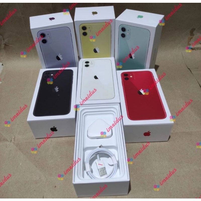 Jual Dus Box Kotak Ip 11 dan Charger | Shopee Indonesia