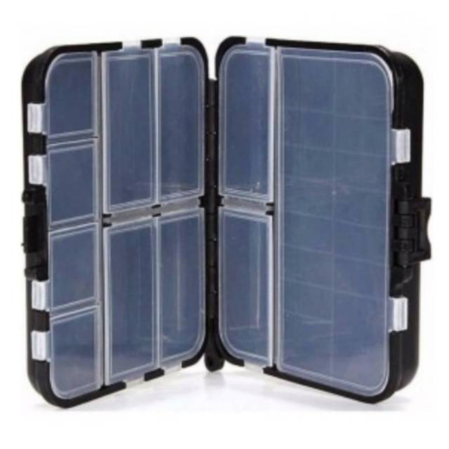 Jual Kotak box tempat penyimpanan perkakas kail pancing umpan paku baut peralatan jahit tukang ...