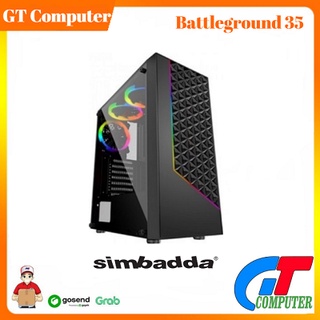 Jual Casing Simbadda BattleGround 35 - ATX, mATX Tempered Glass Gaming ...