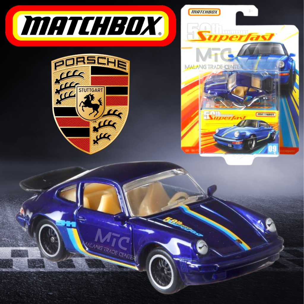 Jual Matchbox SuperFast 80 Porsche 911 Turbo 50th Anniversary | Shopee ...