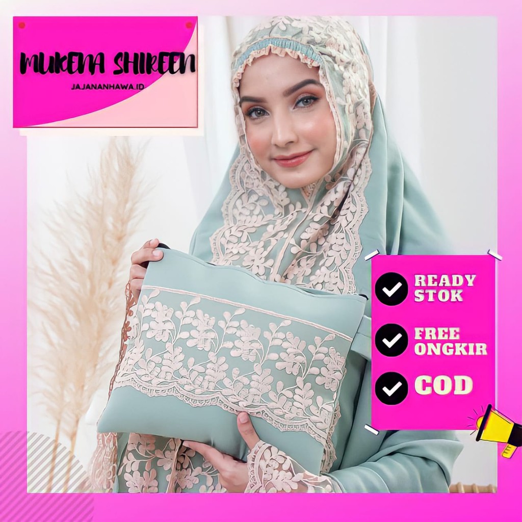 Jual Mukena Renda Brokat Brukat Premium Mukenah Dewasa Jumbo Rayon ...