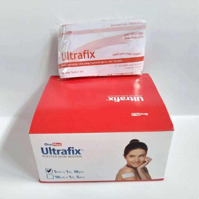 Jual Plester ultrafix 5cm x 1m one med / ultrafix 5x1 | Shopee Indonesia