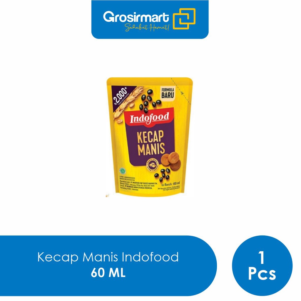 Jual Kecap Manis Indofood Refill 60 ml | Shopee Indonesia