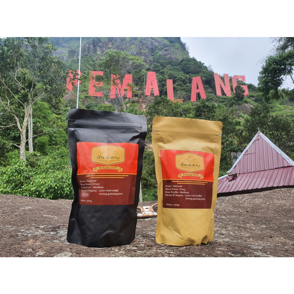 Jual KOPI ROBUSTA / KOPI ARABICA 250gr dari Lereng Gunung GORA / KOPI ...