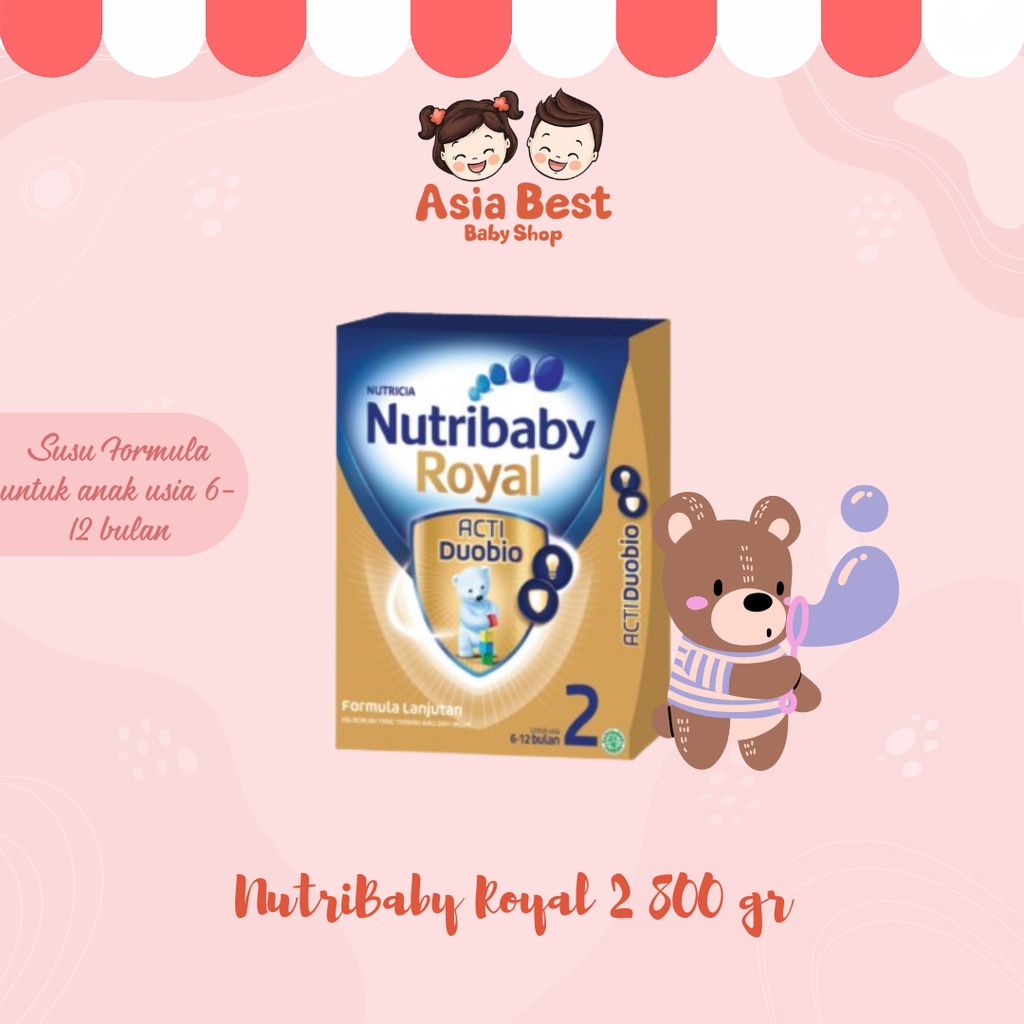 Jual NutriBaby Royal 2 800 gr-Susu Formula untuk bayi usia 6-12 bulan ...
