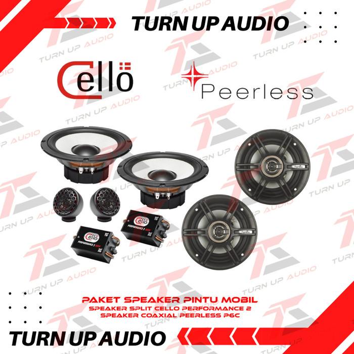 Jual Paket Audio Full Set 4 Pintu Mobil Split 2-Way Cello Coaxial ...