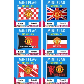 Jual MINI FLAG MANCHESTER UNITED / BENDERA MANCHESTER UNITED RED DEVIL ...