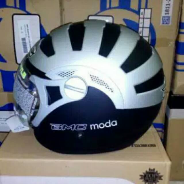 Jual HELM BMC MODA - BLACK DOFF | Shopee Indonesia