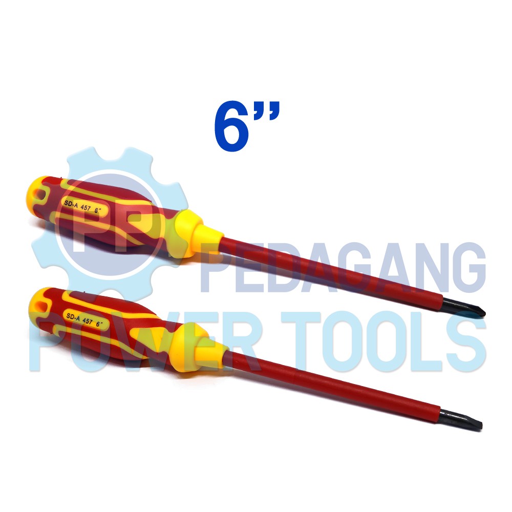 Jual PAKET 2 SET ATS 6 INCH OBENG LISTRIK PLUS MINUS ELECTRIC ...