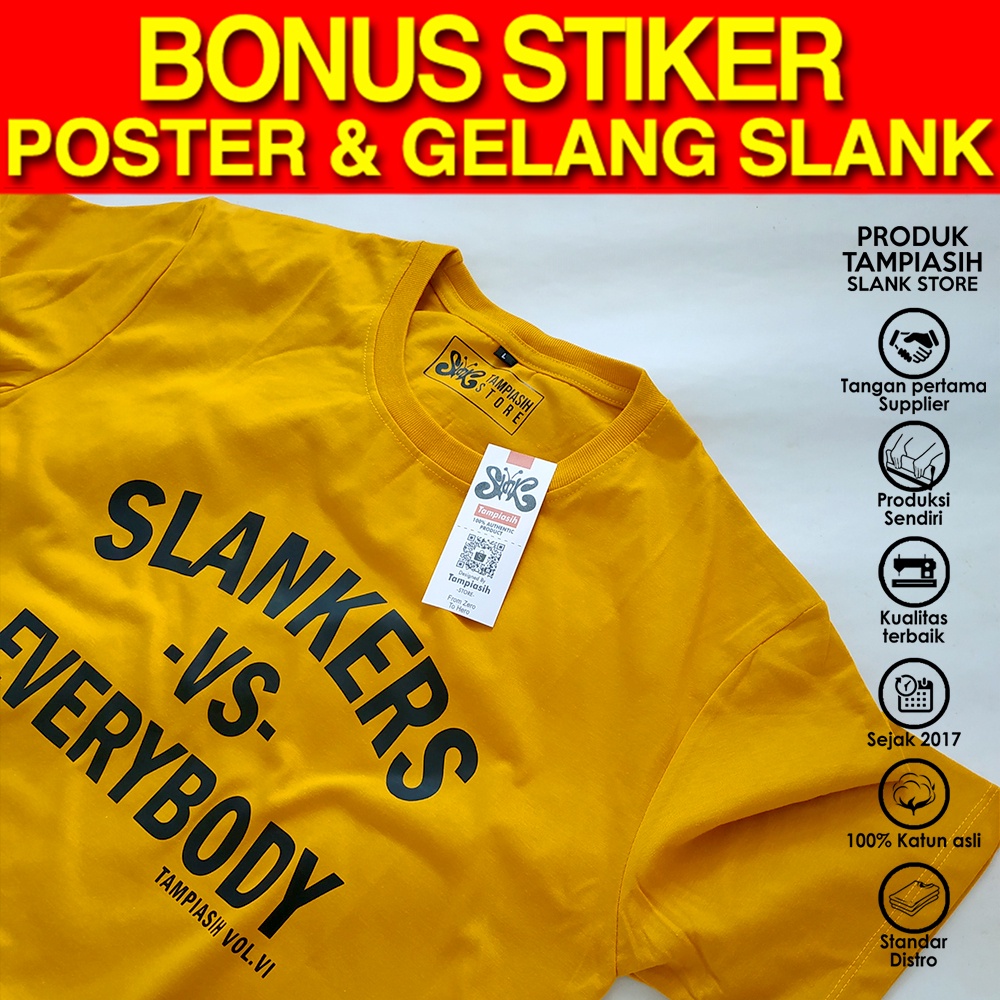 Jual SLANKERS EVERYBODY - MUSTARD - LENGAN PENDEK - ORIGINAL MADE IN ...