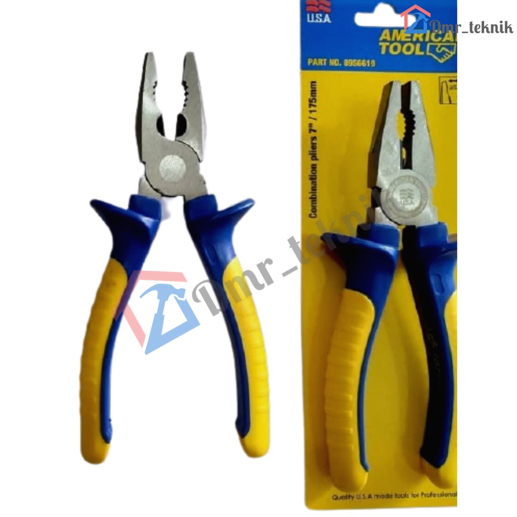 Jual Tang Kombinasi American Tool 7 Inch | Shopee Indonesia