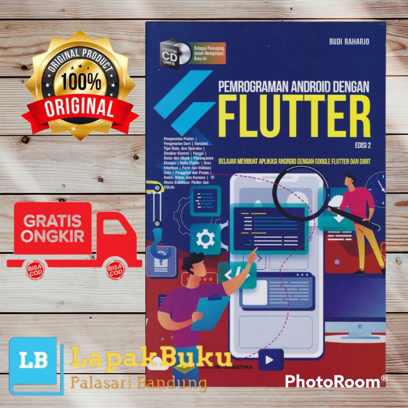 Jual BUKU PEMROGRAMAN ANDROID DENGAN FLUTTER BUDI RAHARJO +CD edisi 2 ... Jual BUKU PEMROGRAMAN ANDROID DENGAN FLUTTER BUDI RAHARJO +CD edisi 2 ...