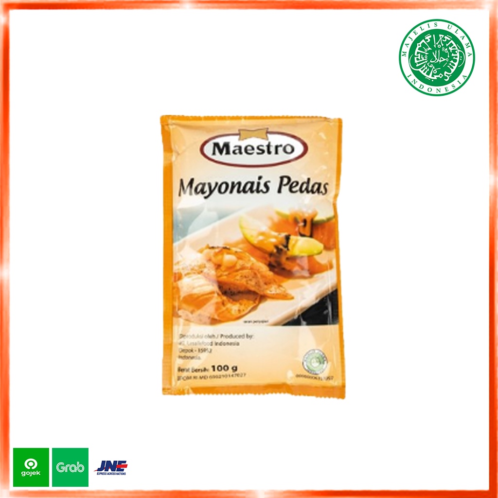 Jual Maestro Mayonnaise Pedas Sachet 100 gr - Mayonnaise Pedas Sachet ...