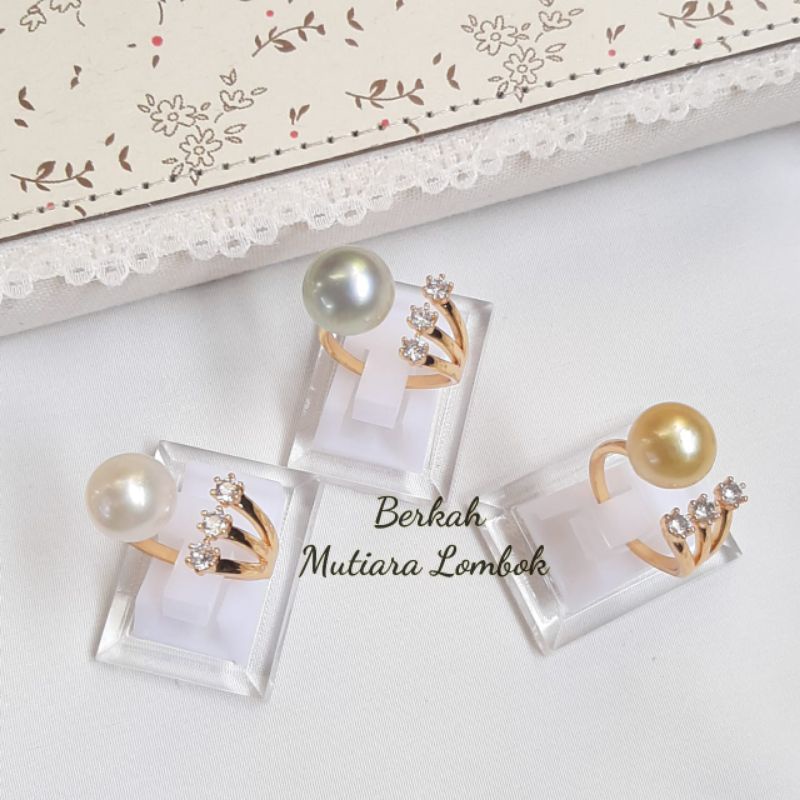 Jual Bersertifikat Mutiara Lombok Asli | Cincin Mutiara Laut | Mutiara ...