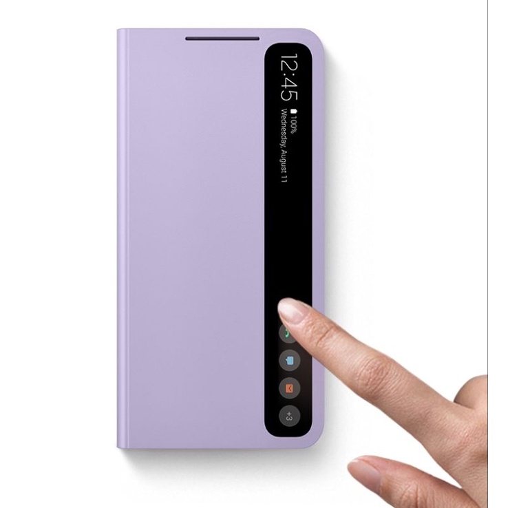 Jual Original Samsung Galaxy S21 FE 5G Smart Clear View Flip Cover Casing S21FE Case ini ...