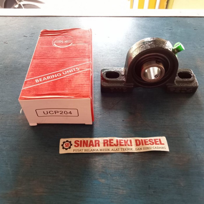 Jual Bearing Laher Laker Pillow Block UCP 204 As 20 mm BME zg | Shopee Indonesia