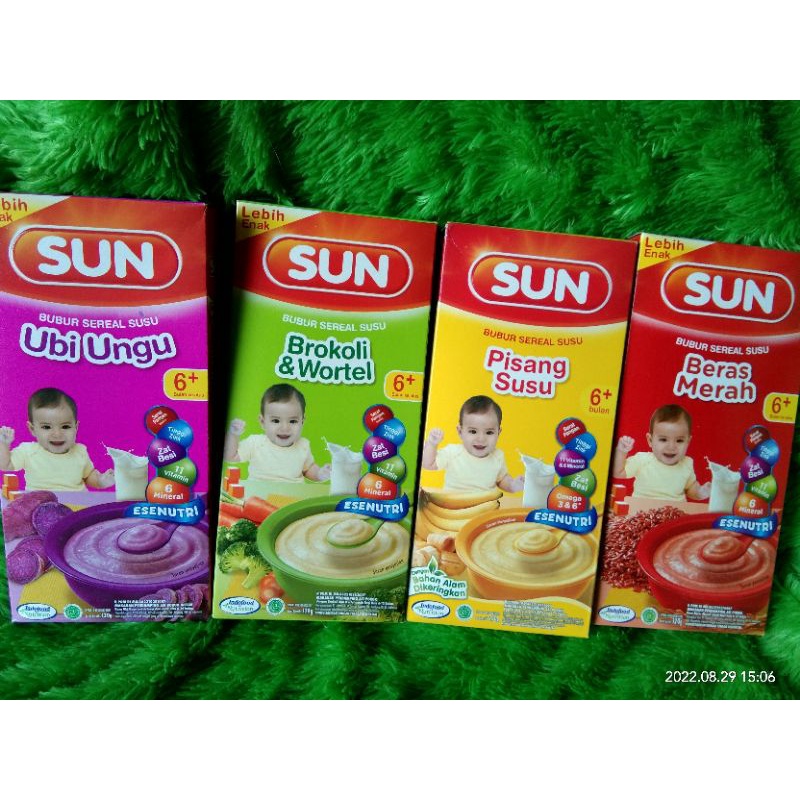 Jual sun bubur bayi 120g 6bulan ke atas | Shopee Indonesia
