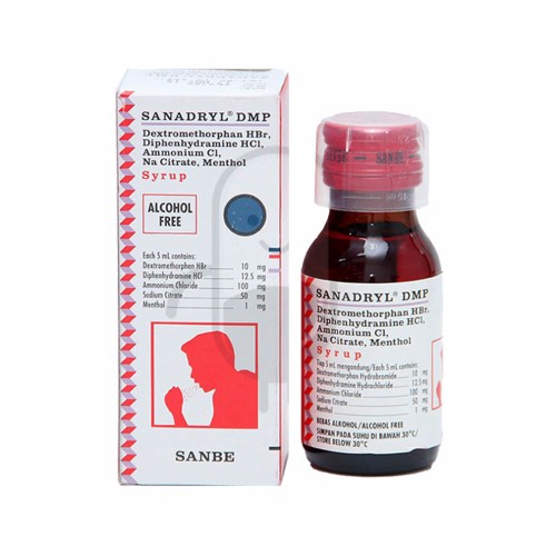Jual Sanadryl Dmp Sirup 60 Ml | Shopee Indonesia