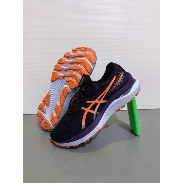 Jual Sepatu ASICS GEL-CUMULUS 24 BLACK ORANGE TERBARU Original Made in ...
