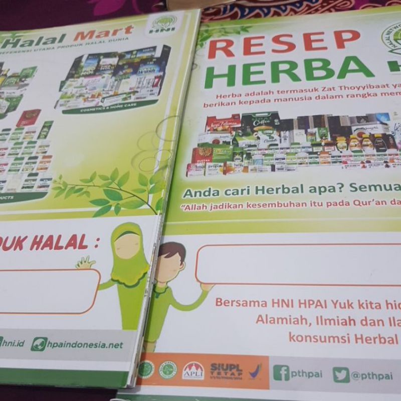 Jual buku resep herba dan testimoni HNi | Shopee Indonesia