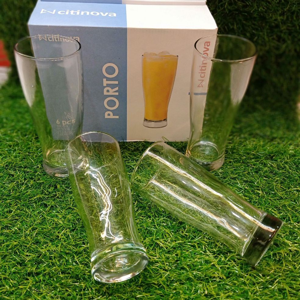 Jual Gelas Kaca Citinova Porto 6pc | Shopee Indonesia