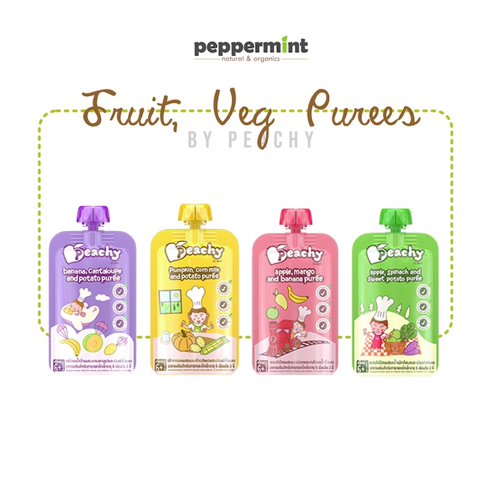 Jual Peachy Fruit & Veggie Puree / Makanan Bayi Puree (125 Gr) | Shopee ...
