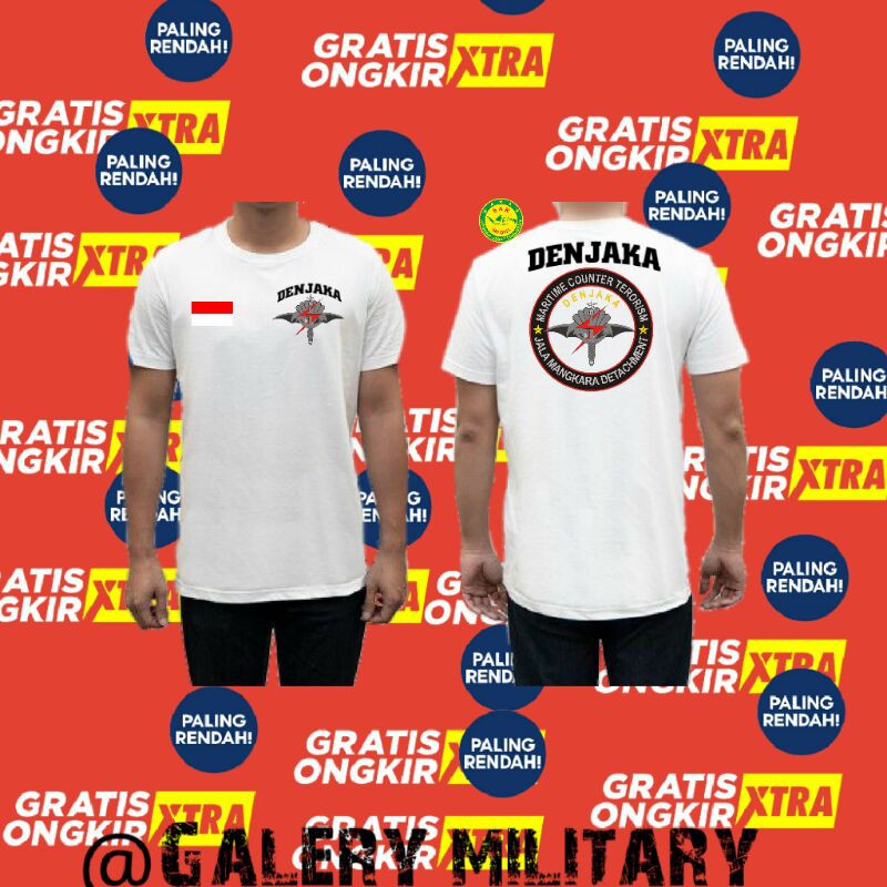 Jual Kaos-DENJAKA-(Semua ukuran) | Shopee Indonesia