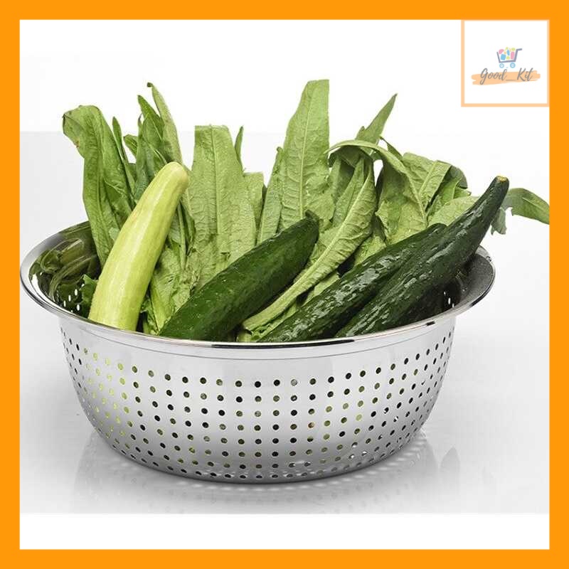 Jual Baskom Saringan Sayur dan buah-buahan Drainer Filter Water Fruit ...