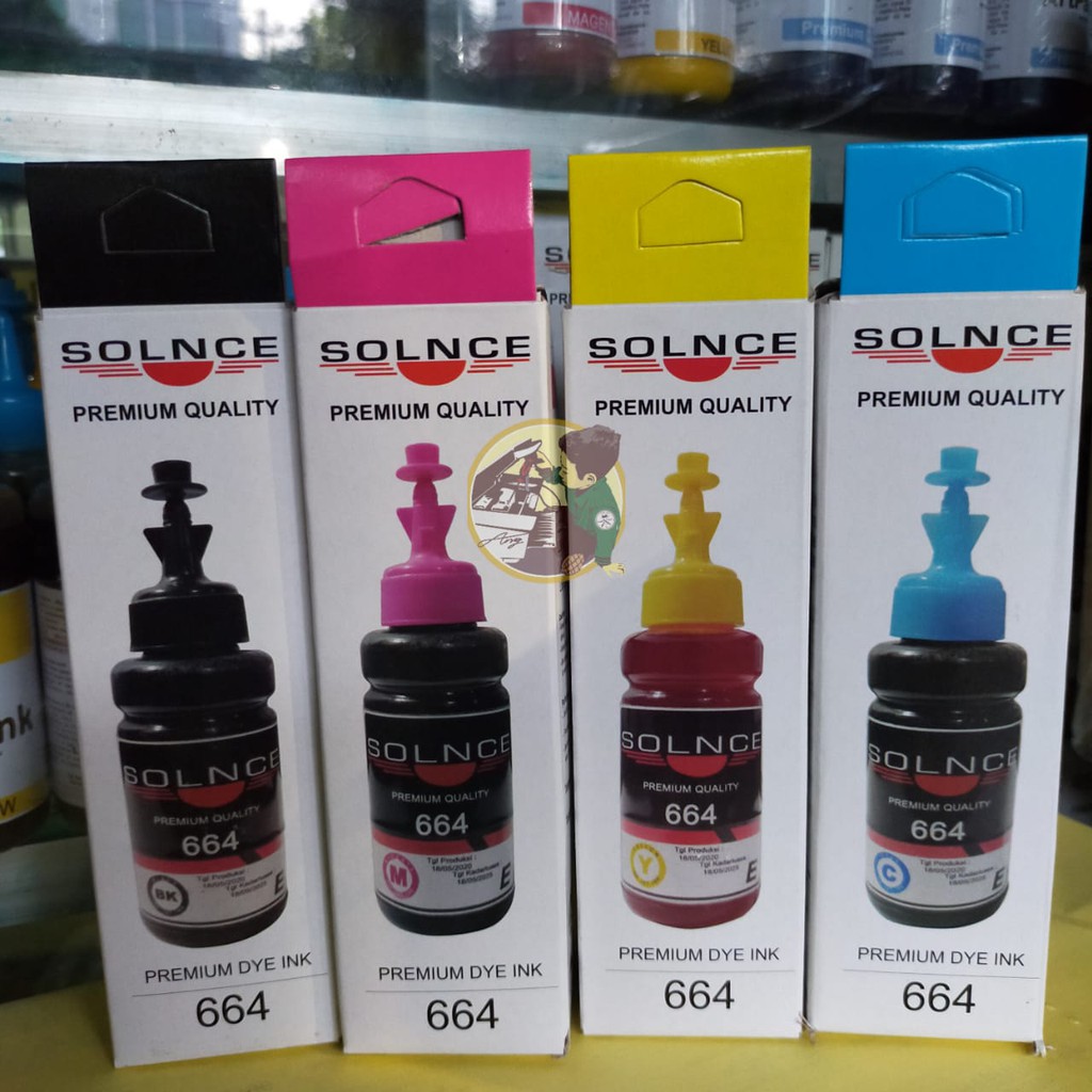 Jual TINTA PRINTER SOLNCE 664 UNTUK EPSON / UNIVERSAL | Shopee Indonesia