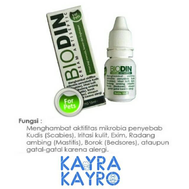 Jual Biodin Tetes Antiseptic 12 mL - Obat Scabies, Exim, & Alergi Kulit ...